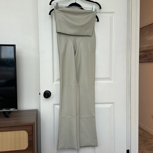 SKIMS | Pants & Jumpsuits | Skims Leather Set | Poshmark